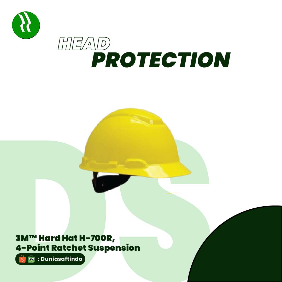 3M™ Hard Hat H-700R 4-Point Ratchet Suspension