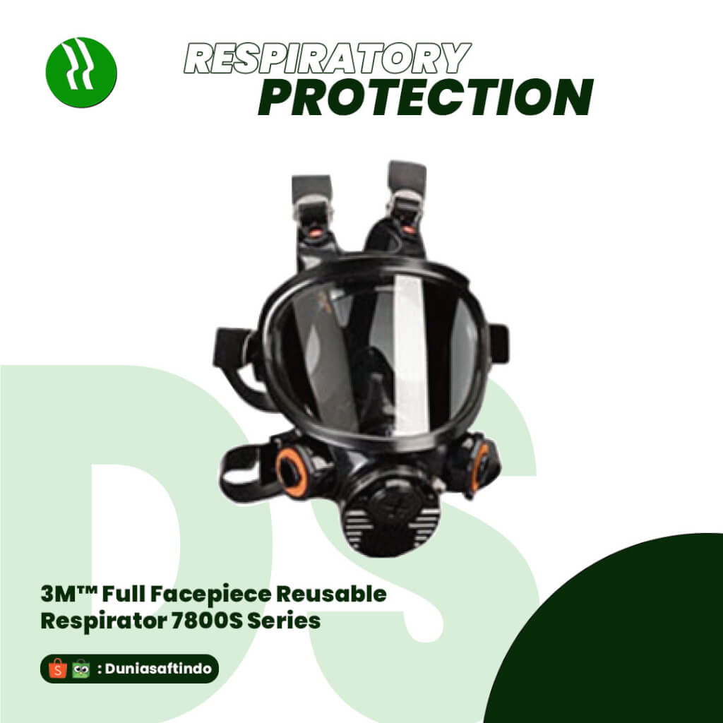Full Face Respirator Mask 3M Full Face Reusable Respirator 6000 Series ...