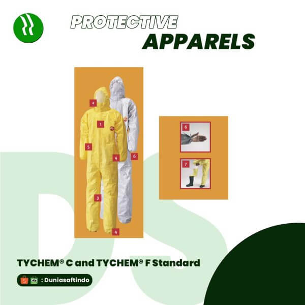 DuPont Tychem C & F - Dunia Saftindo | Pusat Alat Safety Terlengkap